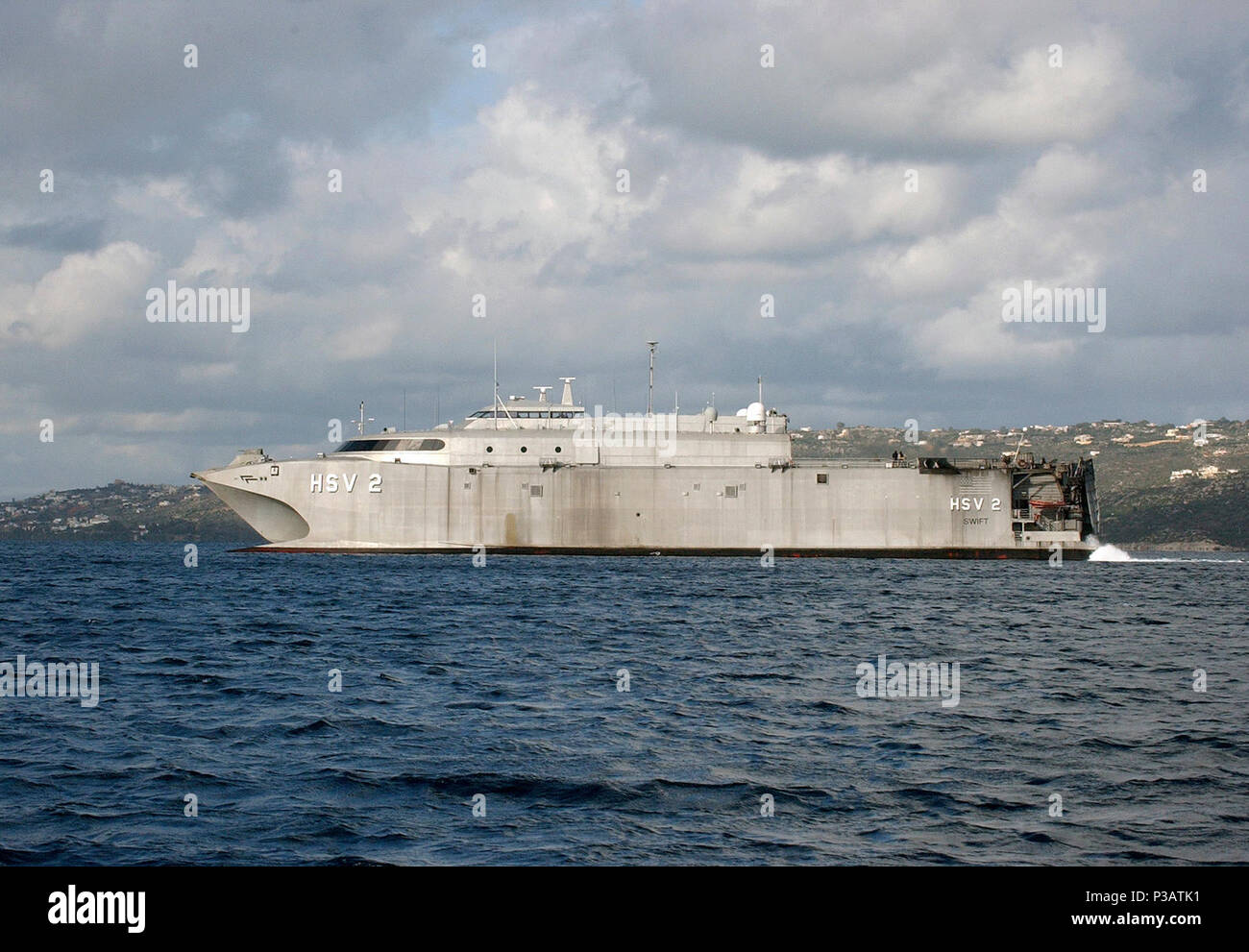 Bay, Crete, Greece (Jan. 12, 2006) - The U.S. Navy High-Speed Vessel ...