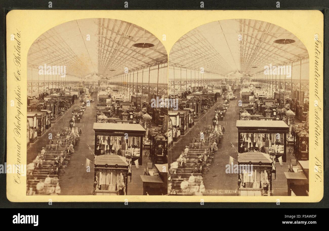 . Main building, main avenue, east end. Coverage: 1876. Source Imprint ...