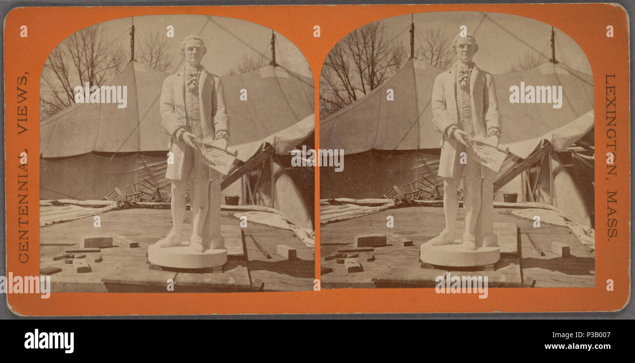 184 Marble statue, John Hancock, by Lewis, T. (Thomas R.), d. 1901 2 ...