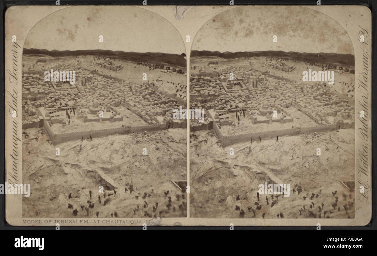 Model of jerusalem at chautauqua hi-res stock photography and images - Alamy