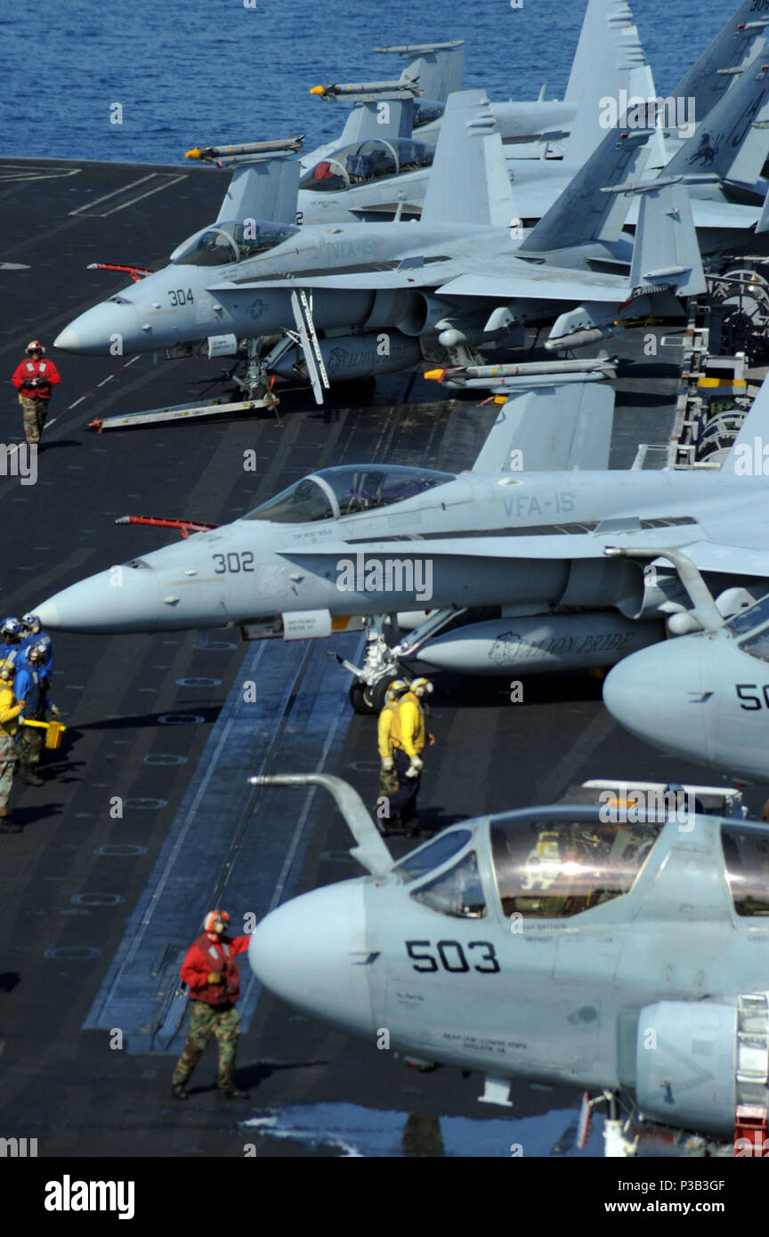 OF OMAN (Dec. 30, 2008) Aircraft assigned to Carrier Airwing (CVW) 8 ...