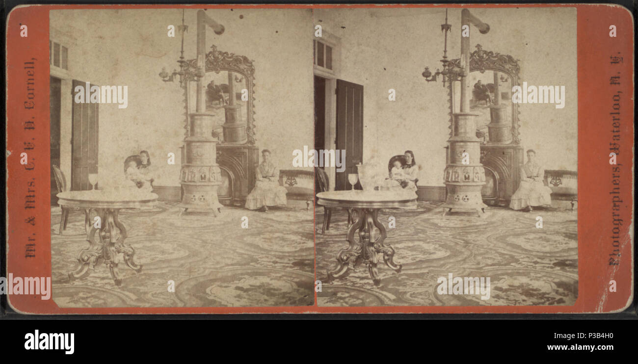 . Mother and child in the parlor. Created: ca. 1880. Coverage: [1865 ...