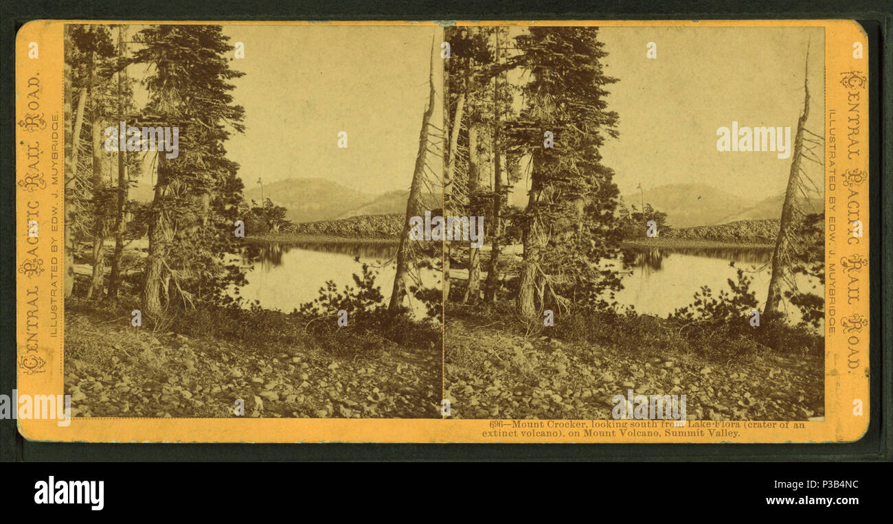 197 Mount Crocker, looking south from Lake Flora (crater of an extinct ...