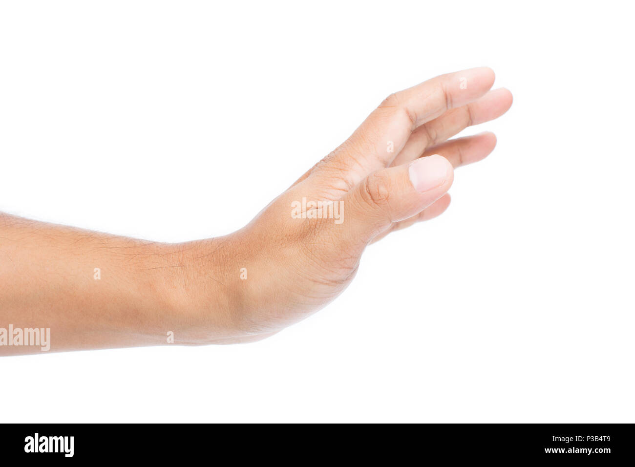 Hand shows stopping Stock Photo - Alamy