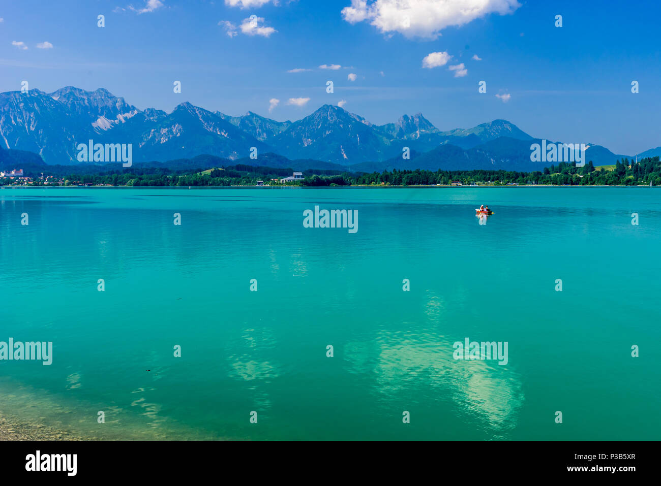 Lake Forggensee in Allgäu - Germany Stock Photo - Alamy
