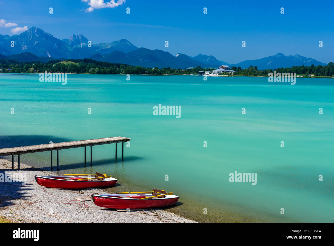 Lake Forggensee in Allgäu - Germany Stock Photo - Alamy