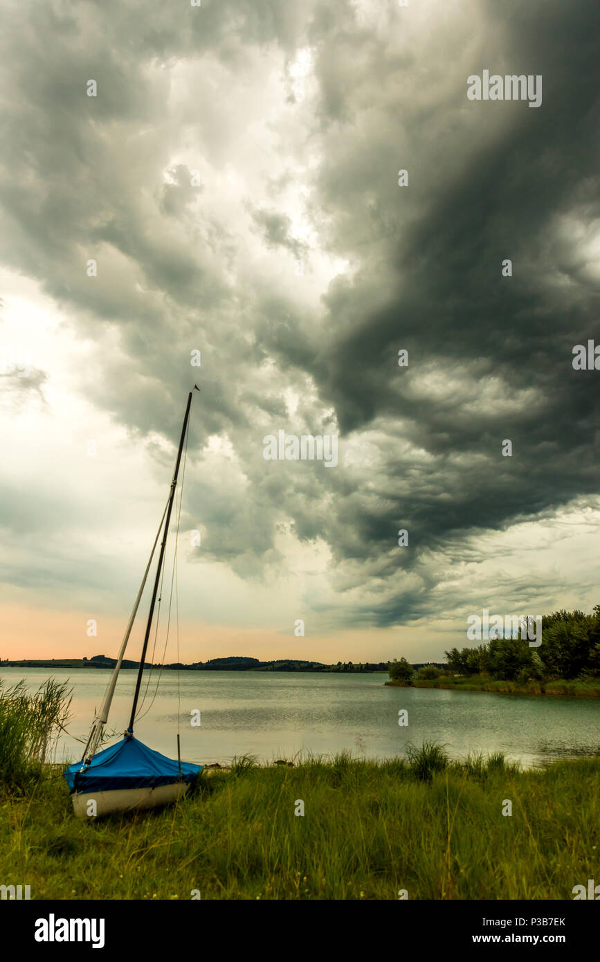 Lake Forggensee in Allgäu - Germany Stock Photo - Alamy