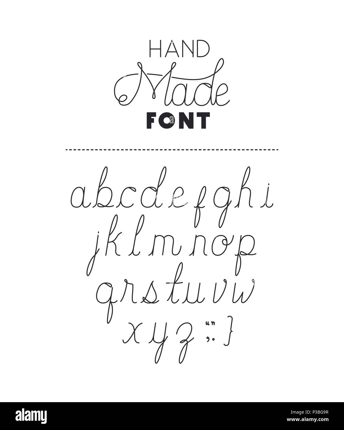 Latin alphabet letter made Black and White Stock Photos & Images - Alamy