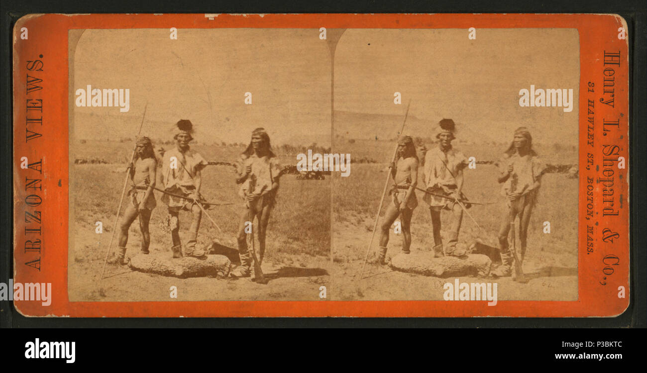 21 Apaches on the war path, by Henry L. Shepard & Co Stock Photo - Alamy