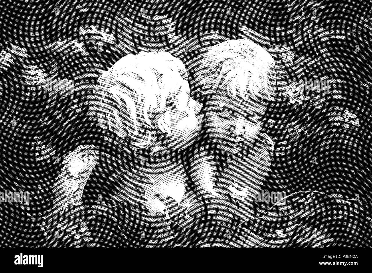 Hug bond Black and White Stock Photos & Images - Alamy
