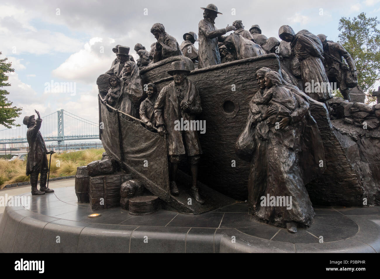 Irish Memorial Philadelphia PA Stock Photo - Alamy