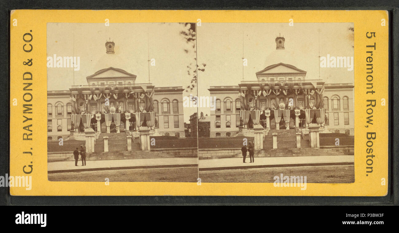 Old state house boston illustration hi-res stock photography and images ...