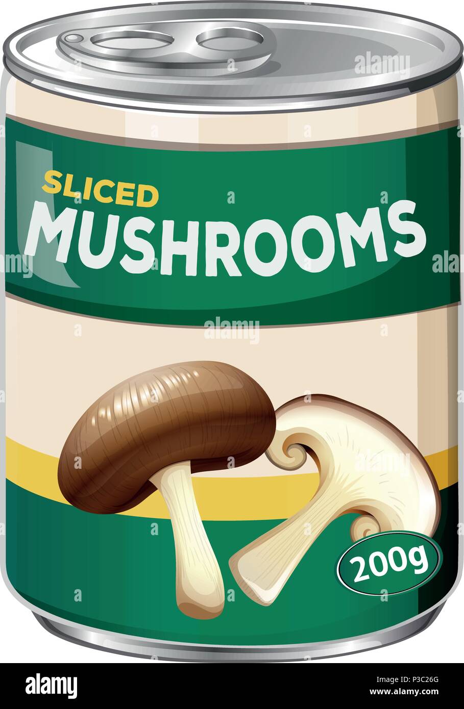 Pickled vegetables mushrooms isolated Stock Vector Images - Alamy