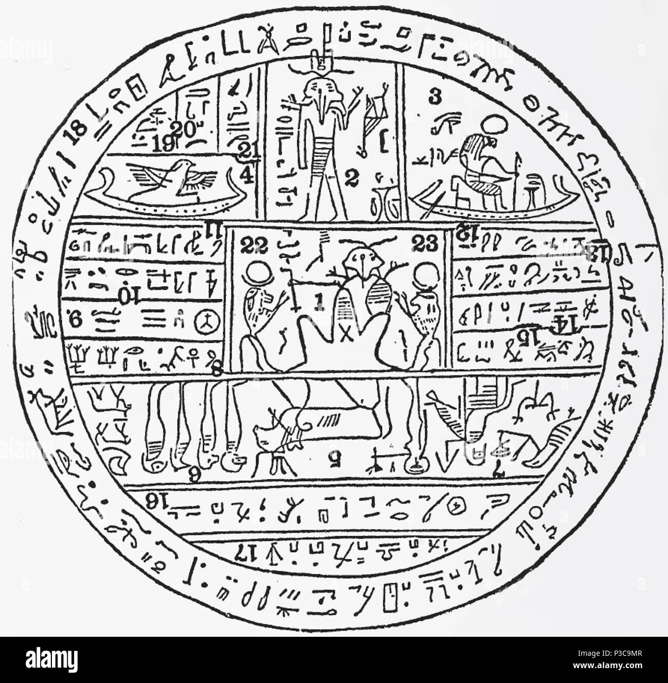 1 Book of Abraham Facsimile 2 1913 Stock Photo - Alamy