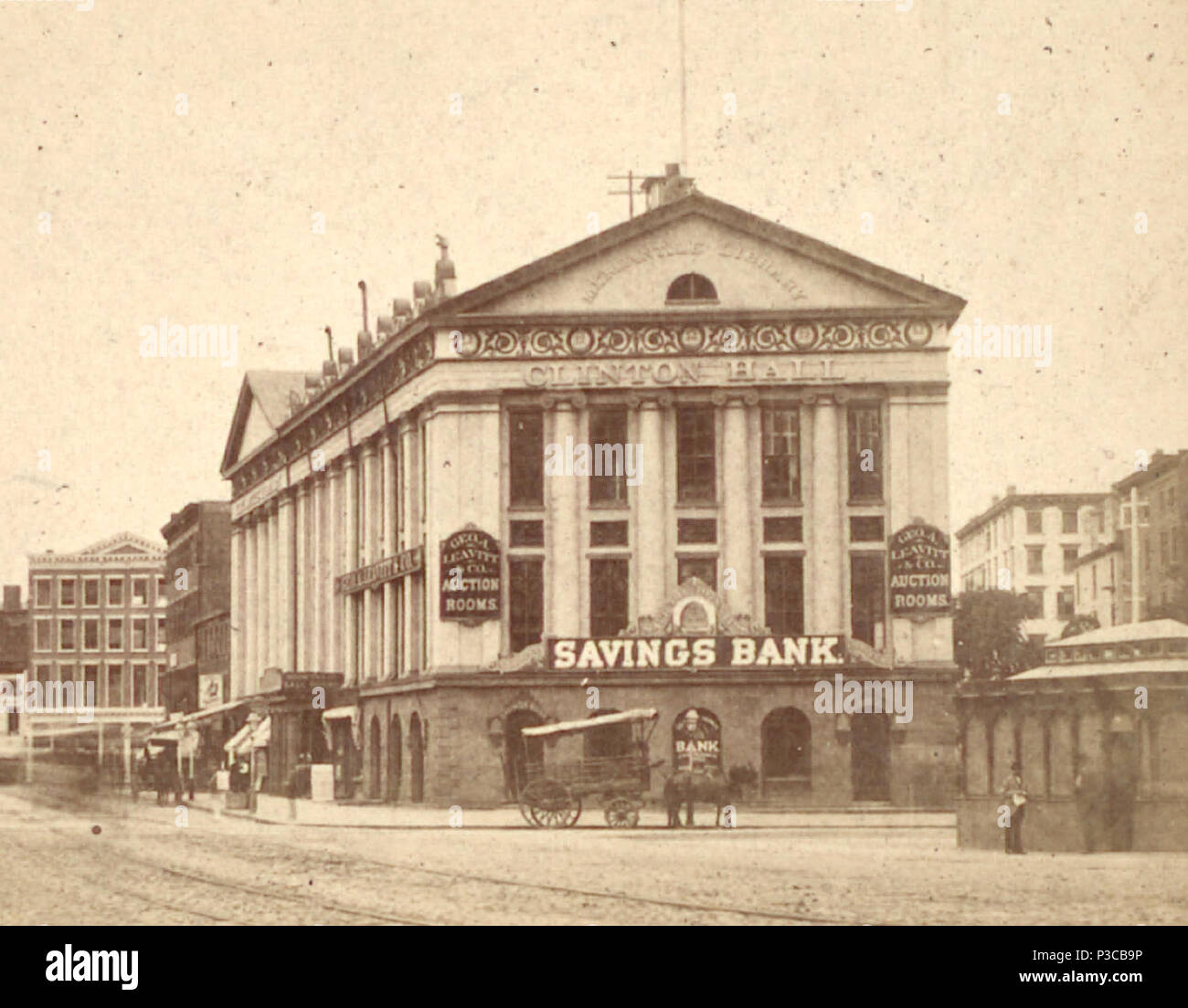 2 Clinton Hall, New York, from Robert N. Dennis collection of ...