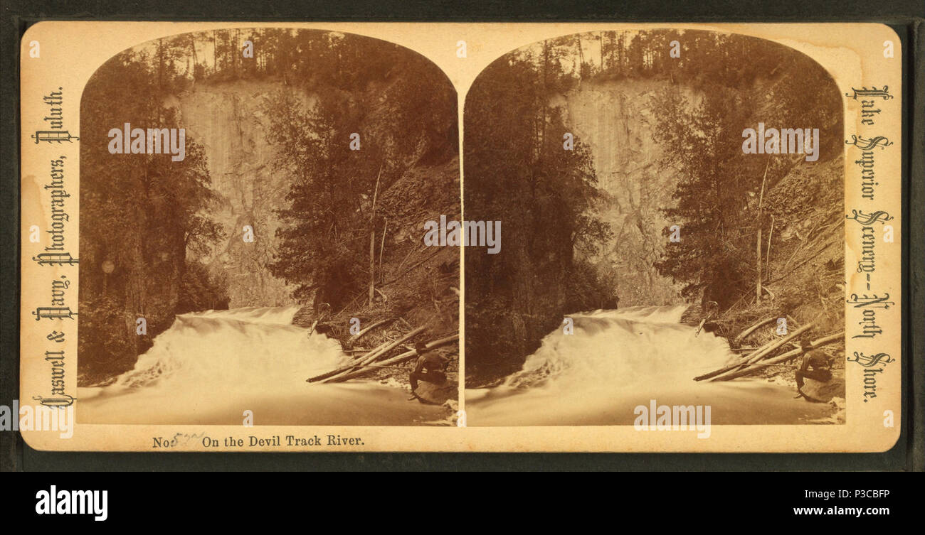 222 On the Devil Track river, by Caswell & Davy Stock Photo - Alamy