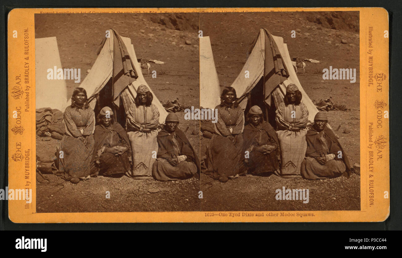 223 One eyed Dixie and other Modoc Squaws, by Muybridge, Eadweard, 1830 ...