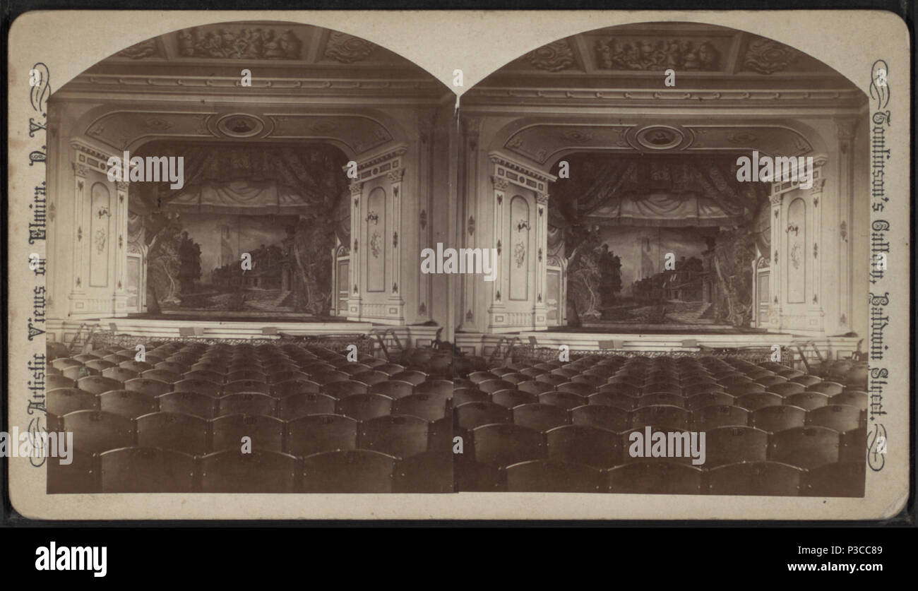 Theater interior new york 19th century hi-res stock photography and ...