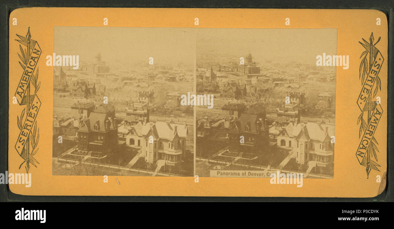 . Panorama of Denver, Colorado. Alternate Title: American series ...
