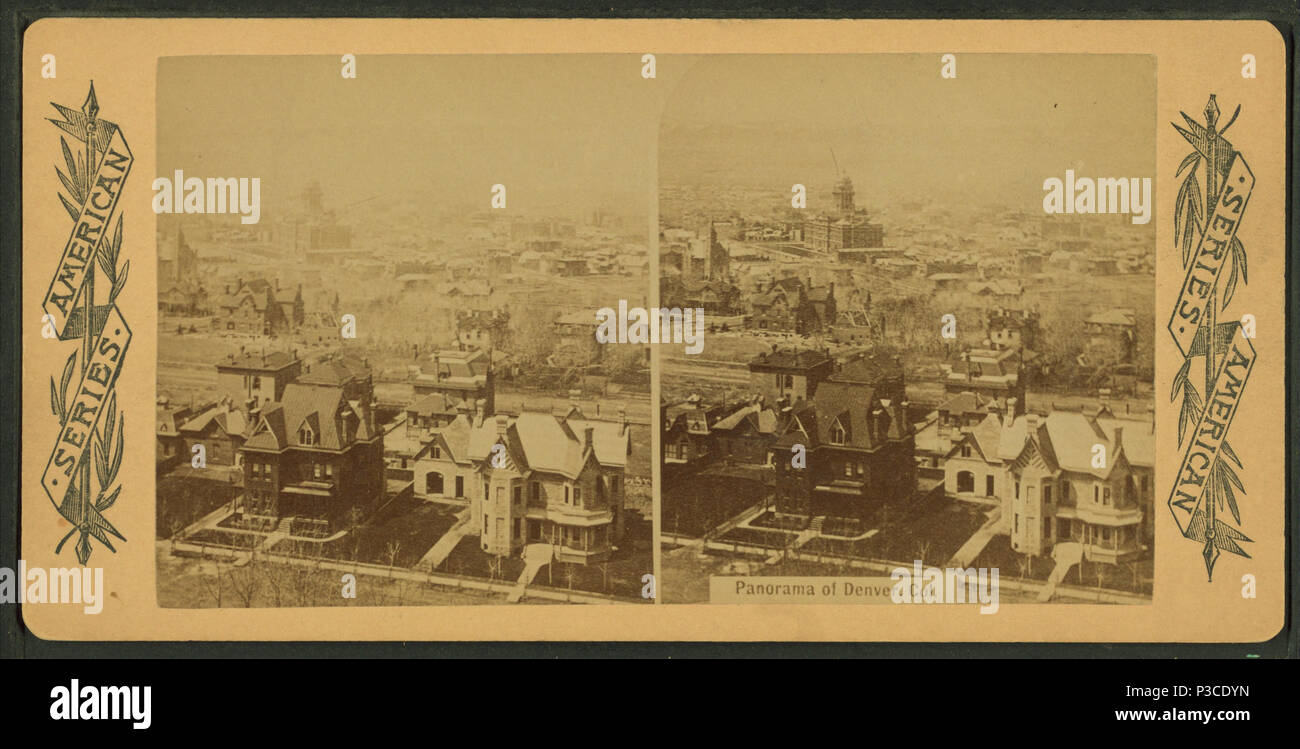 . Panorama of Denver, Colorado. Alternate Title: American series ...