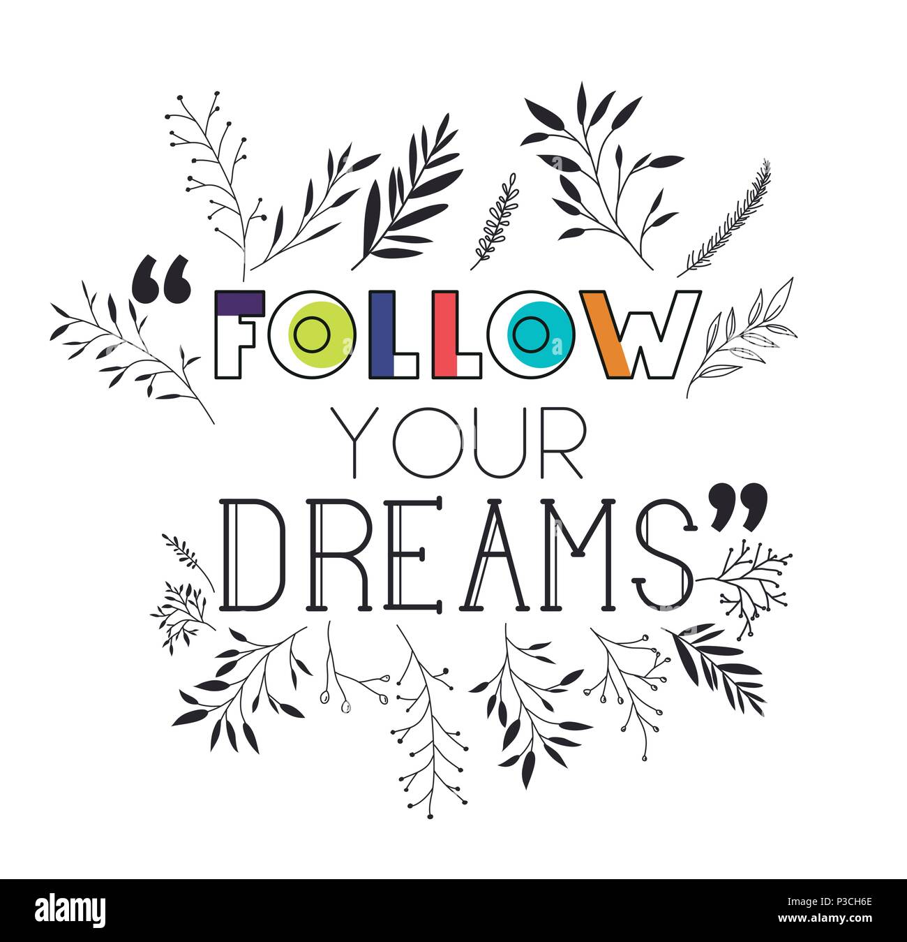 Hand written text dream Cut Out Stock Images & Pictures - Alamy
