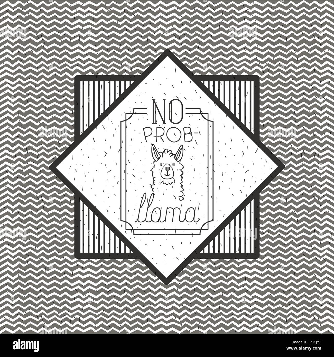 no problem message with hand made font Stock Vector Image & Art - Alamy