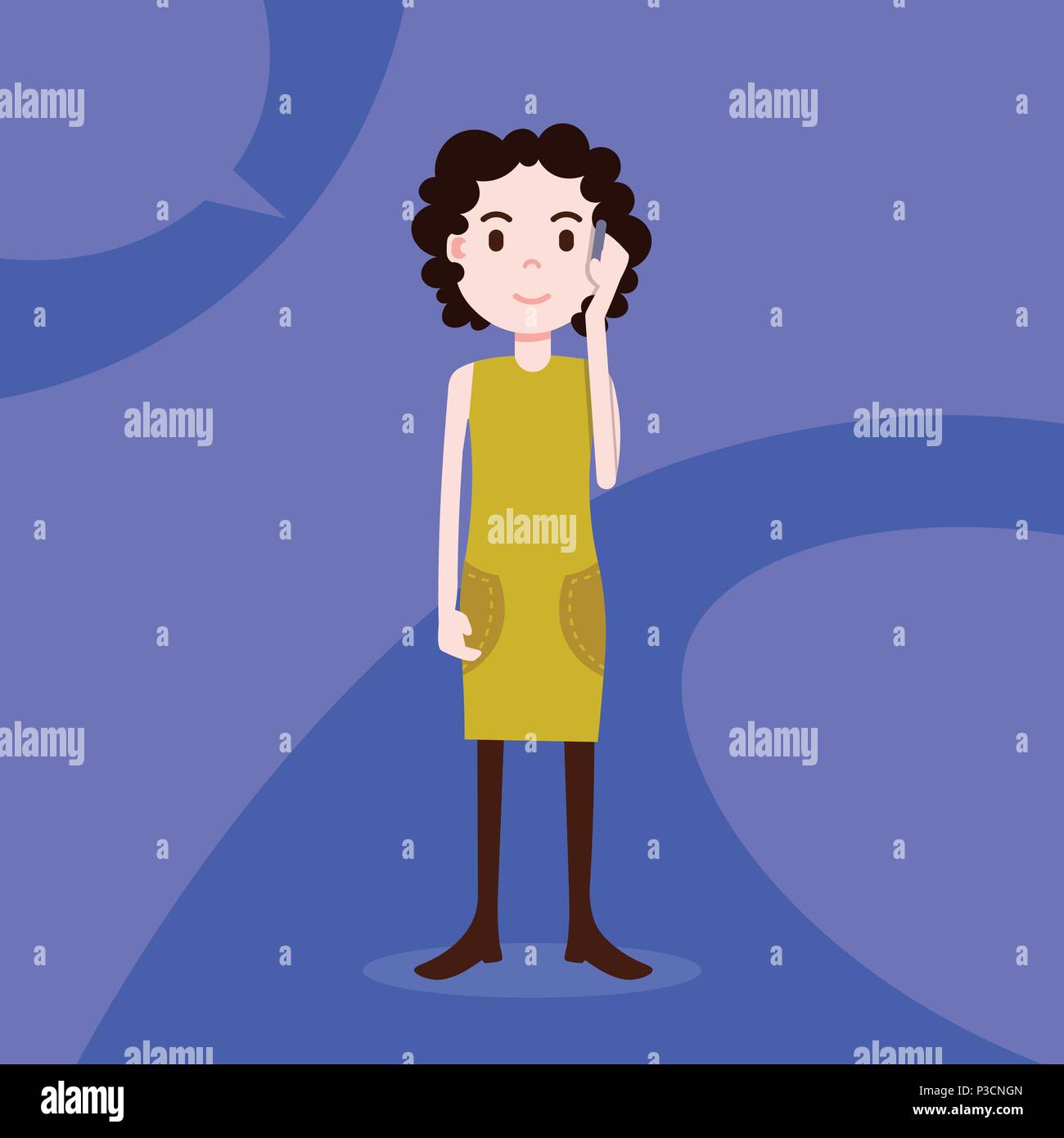 Serious teenager girl school boy Stock Vector Images - Alamy