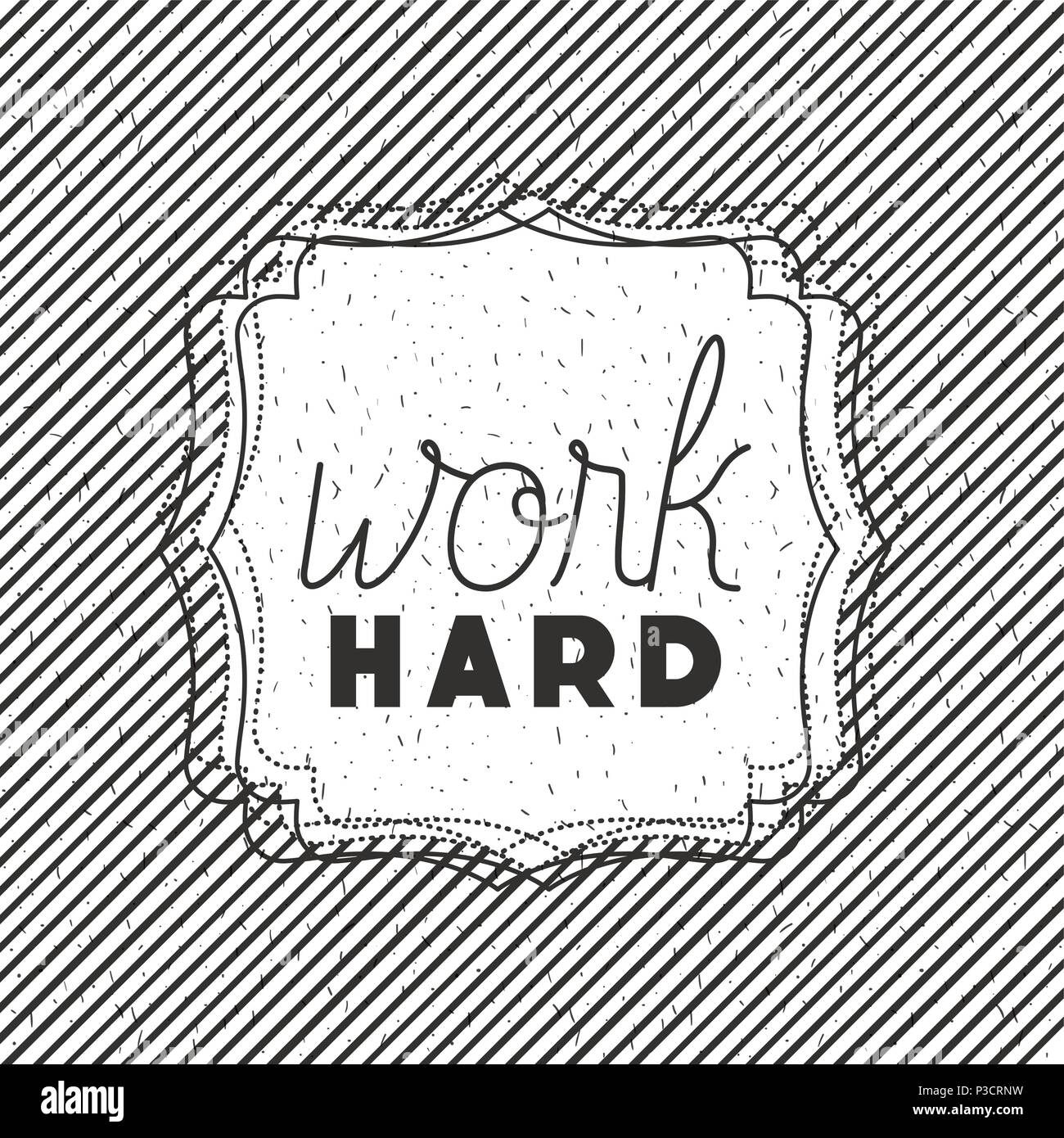 positive attitude message with hand made font Stock Vector Image & Art ...