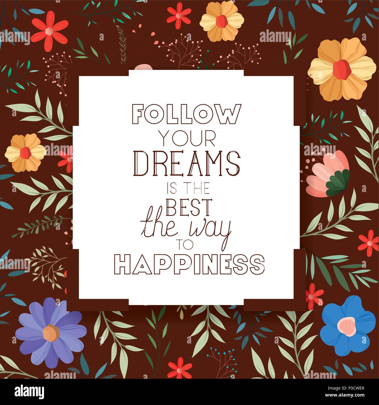 dreams message with hand made font Stock Vector Image & Art - Alamy
