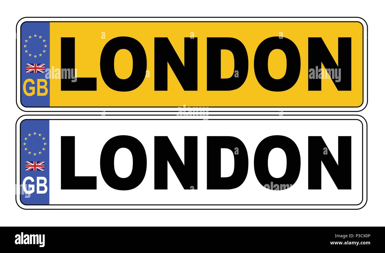 Eu number plate hi-res stock photography and images - Alamy