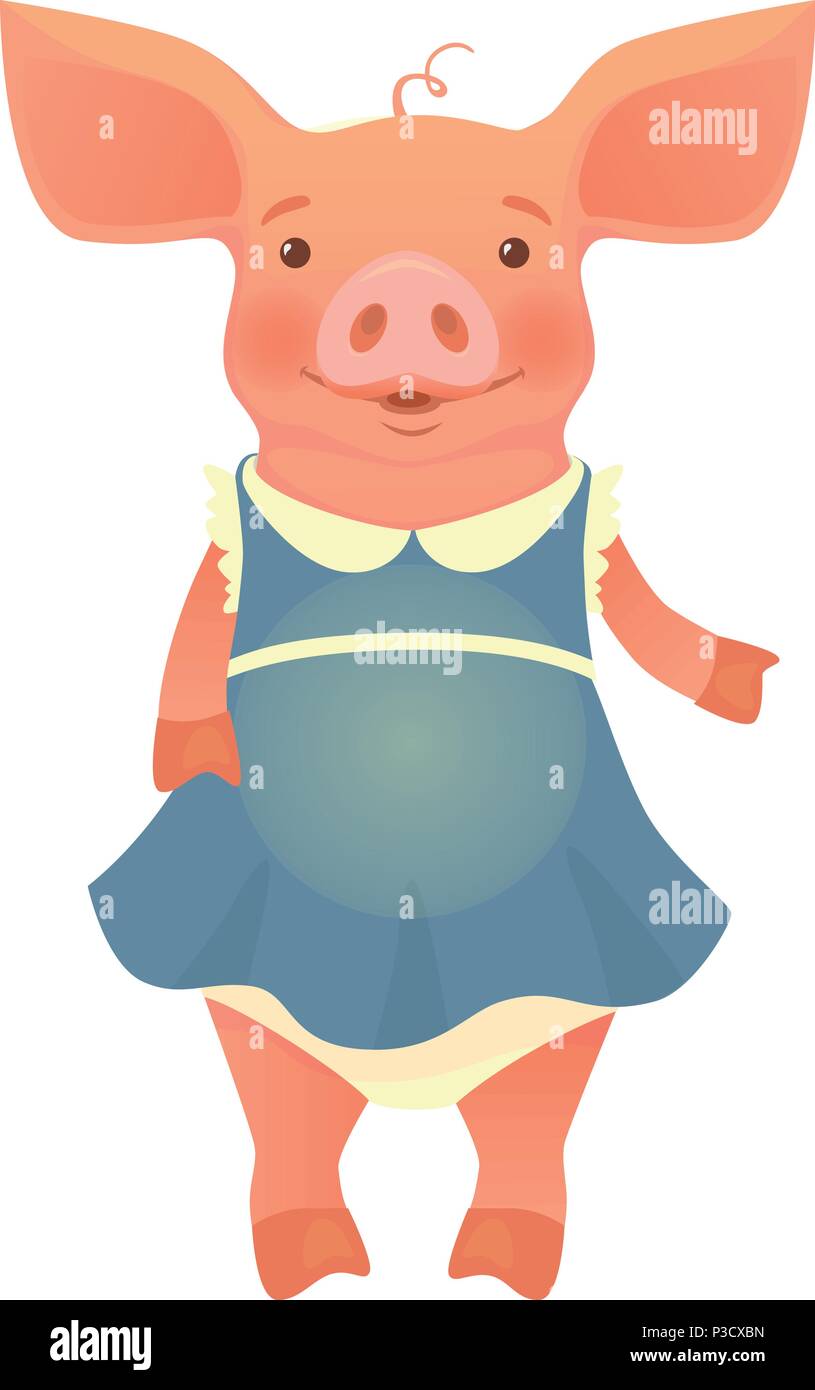 Pig dress Stock Vector Images - Alamy