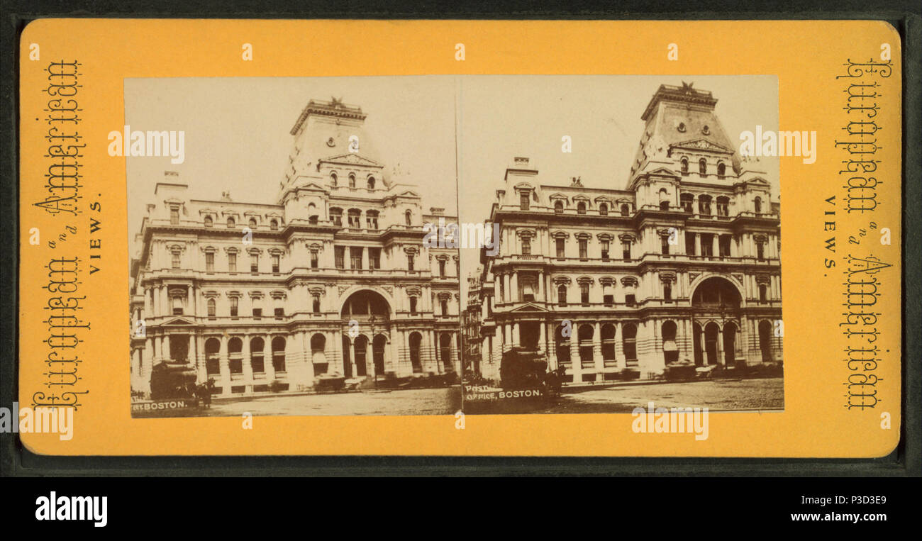 Historic post office boston 1800s hi-res stock photography and images ...