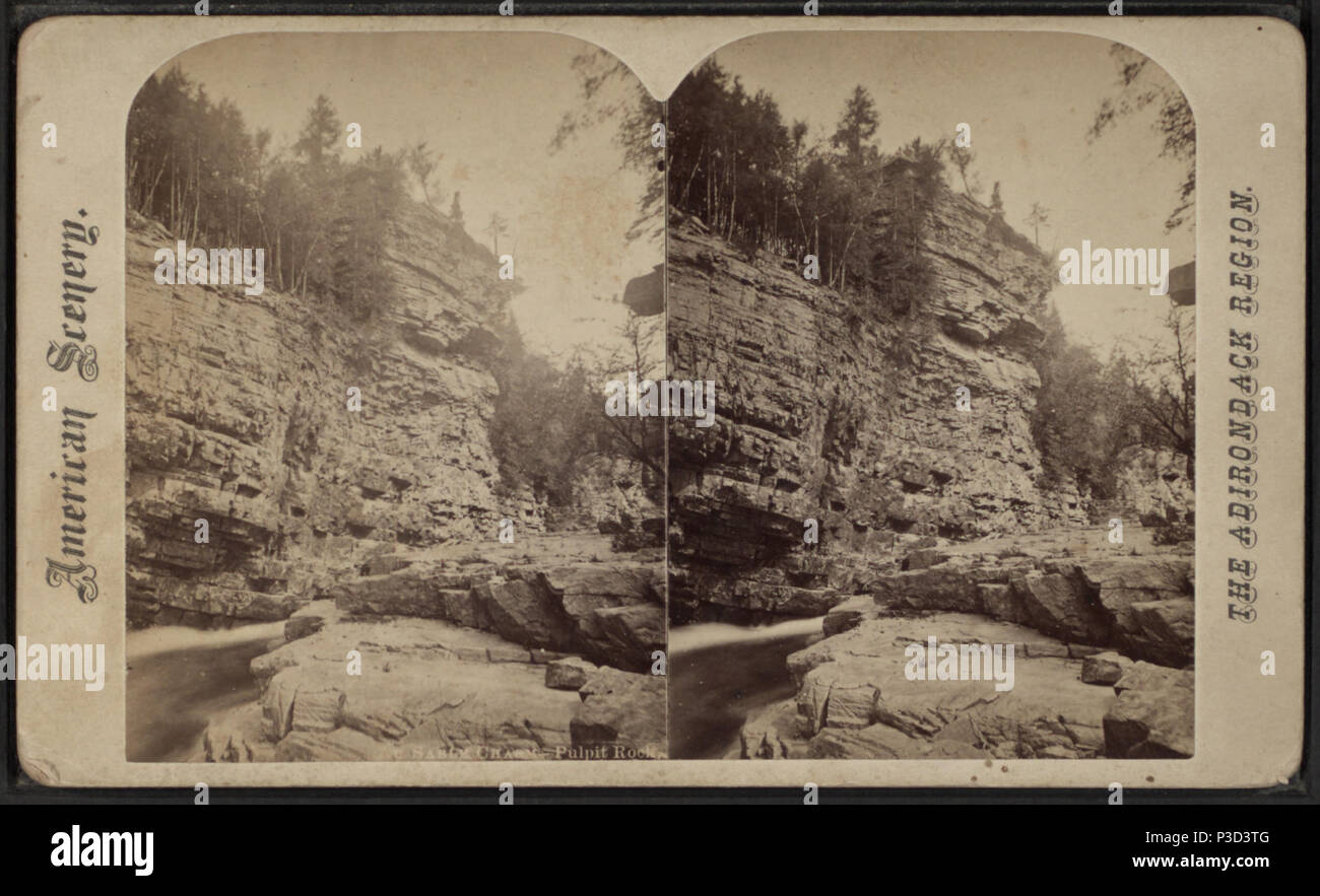 Au sable chasm pulpit rock hi-res stock photography and images - Alamy