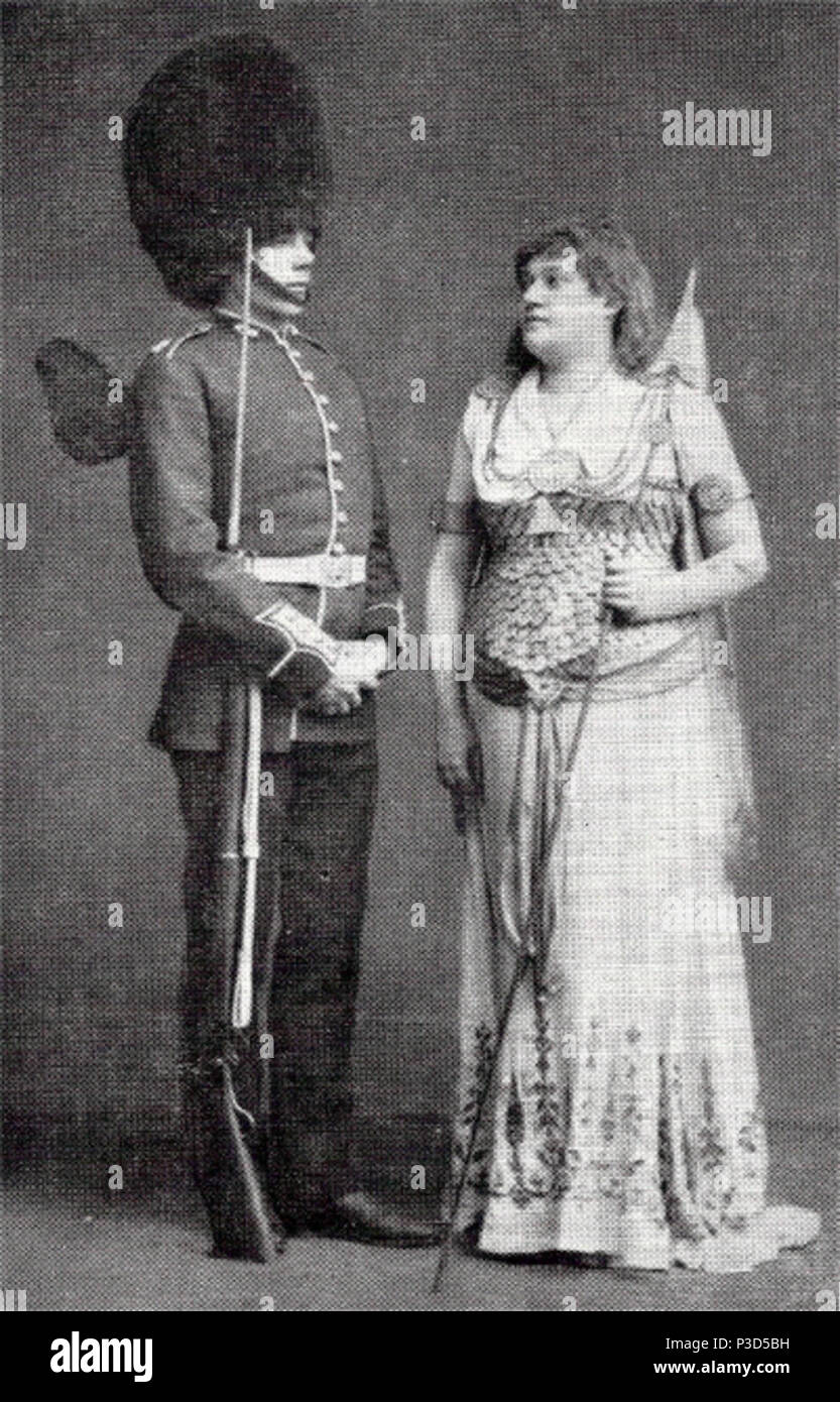 . English: Publicity photograph of Charles Manners (bass) and Alice ...