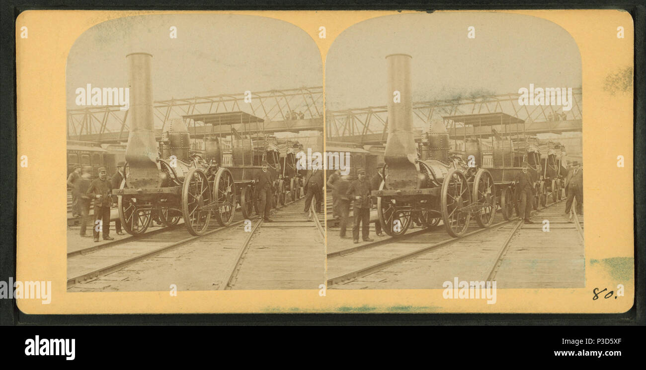 249 Railroad steam locomotive, from Robert N. Dennis collection of ...