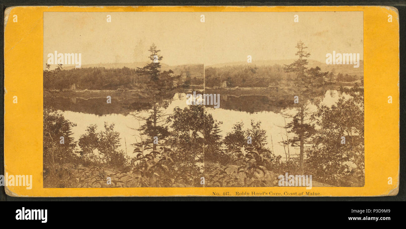 256 Robin Hoods Cove. Coast of Maine, from Robert N. Dennis collection ...