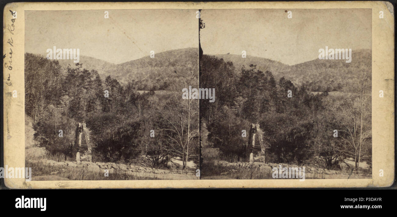 . Ruins of the Old Furnace on the Ramapao, where the chain was made ...