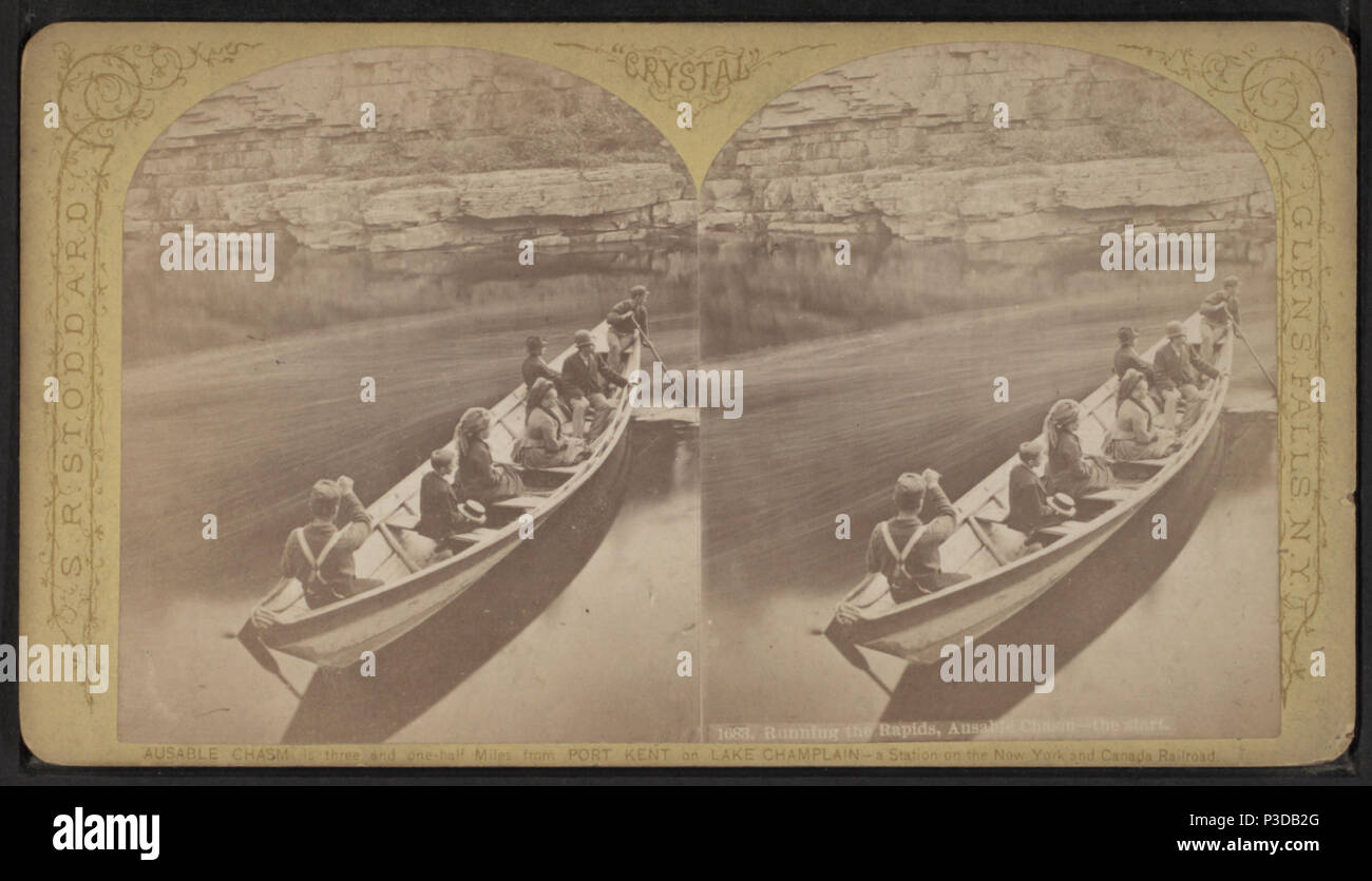 Running the rapids 1800s hi-res stock photography and images - Alamy
