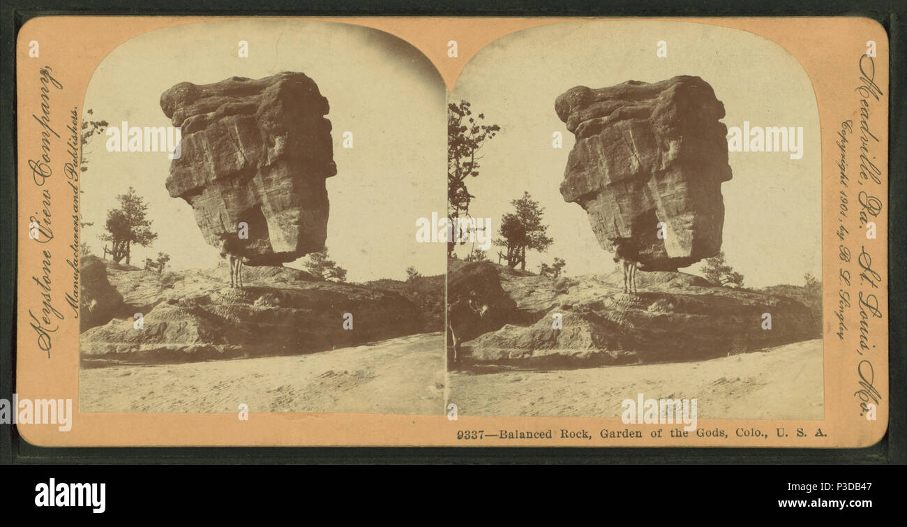 27 Balanced Rosk, Garden of the Gods, Colo., U.S.A, from Robert N ...
