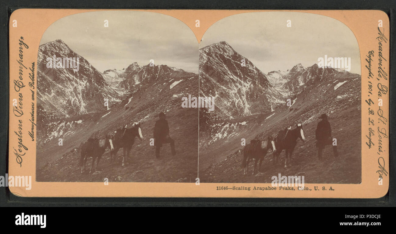 264 Scaling Arapahoe peaks, Colo., U.S.A, by Singley, B. L. (Benjamin ...