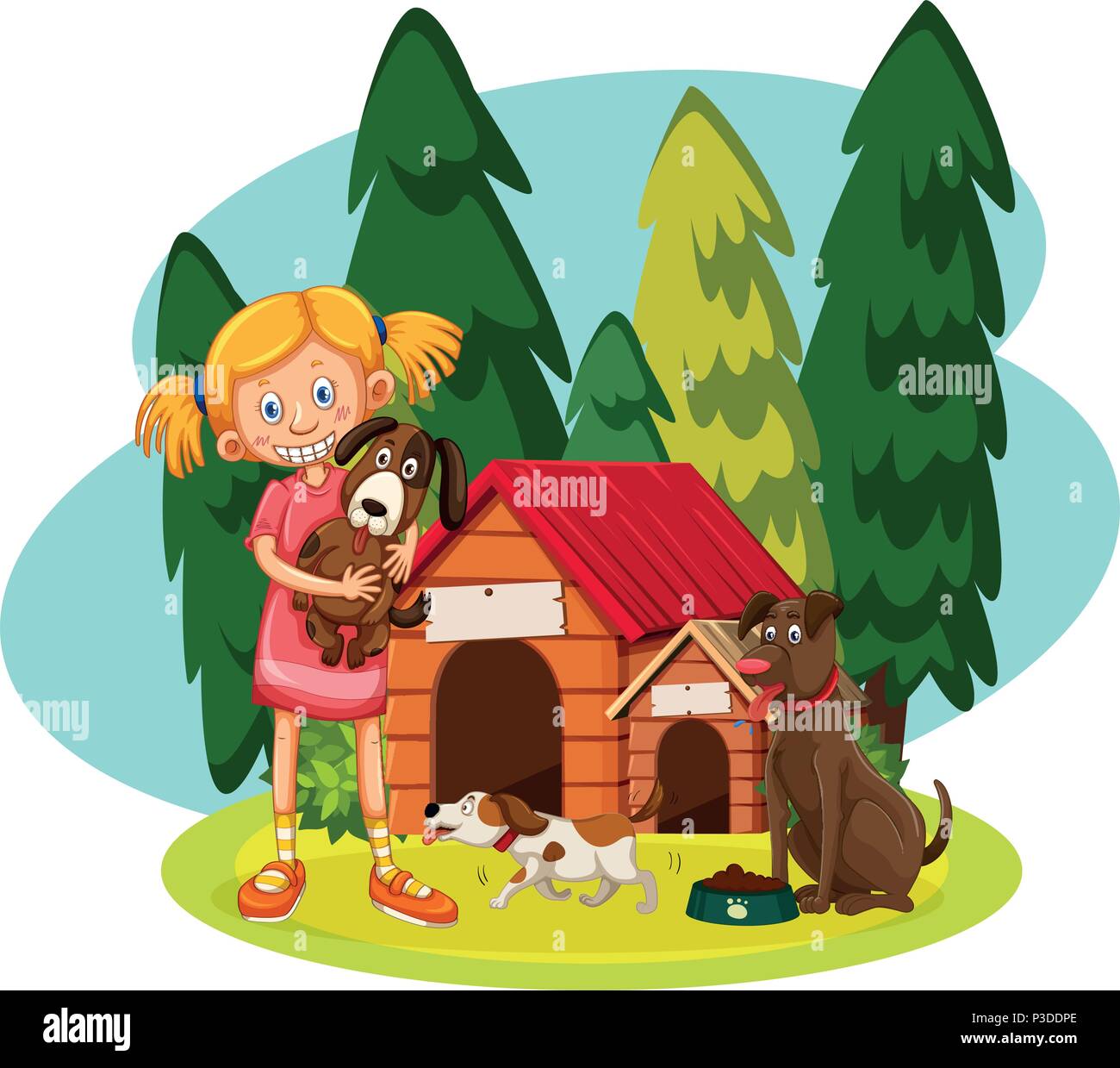 Dog lover clipart hi-res stock photography and images - Alamy