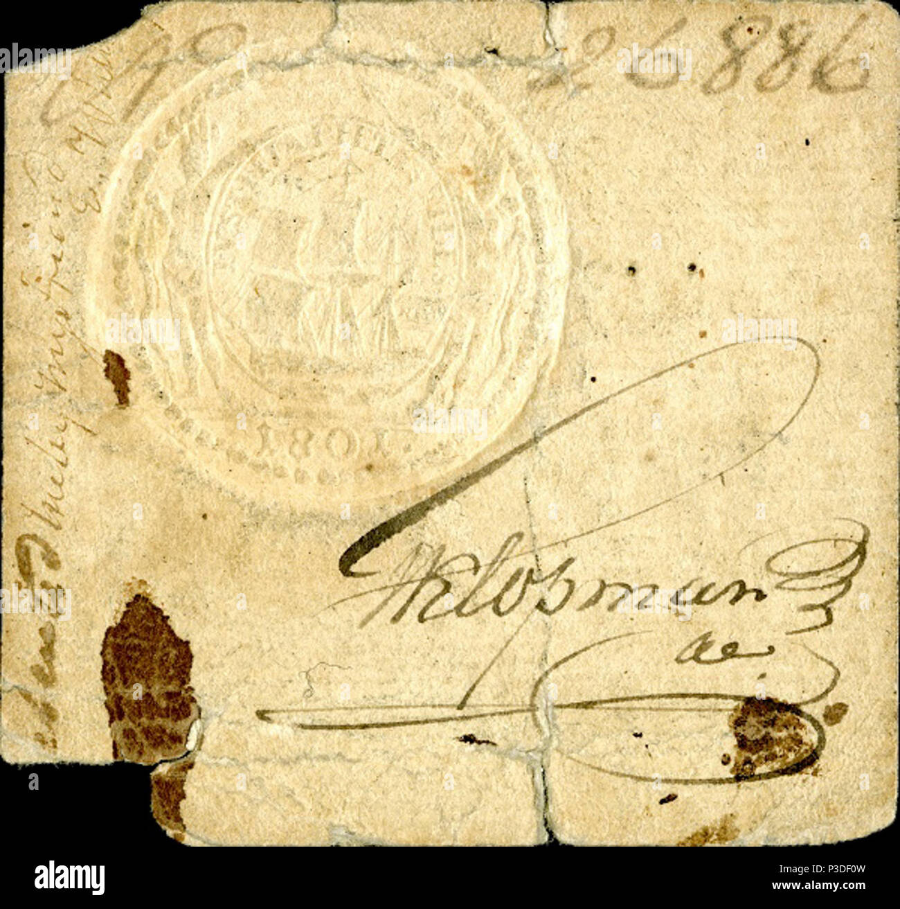 1 Guilder (Playing card money) - Dutch Administration (1801) 02 Stock ...