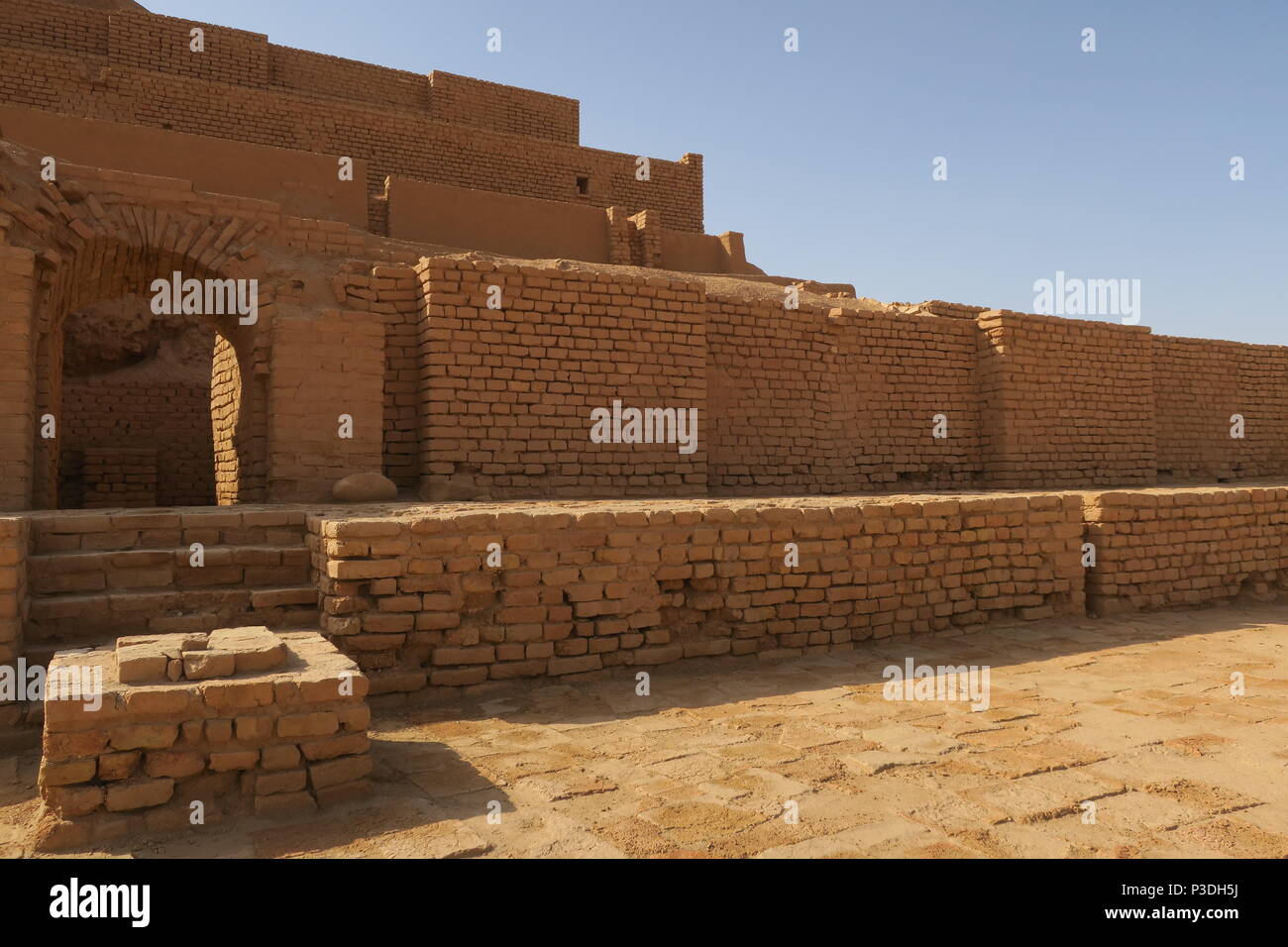 Chogha Zanbil, ancient Elamite complex in Khuzestan province, Iran. It ...