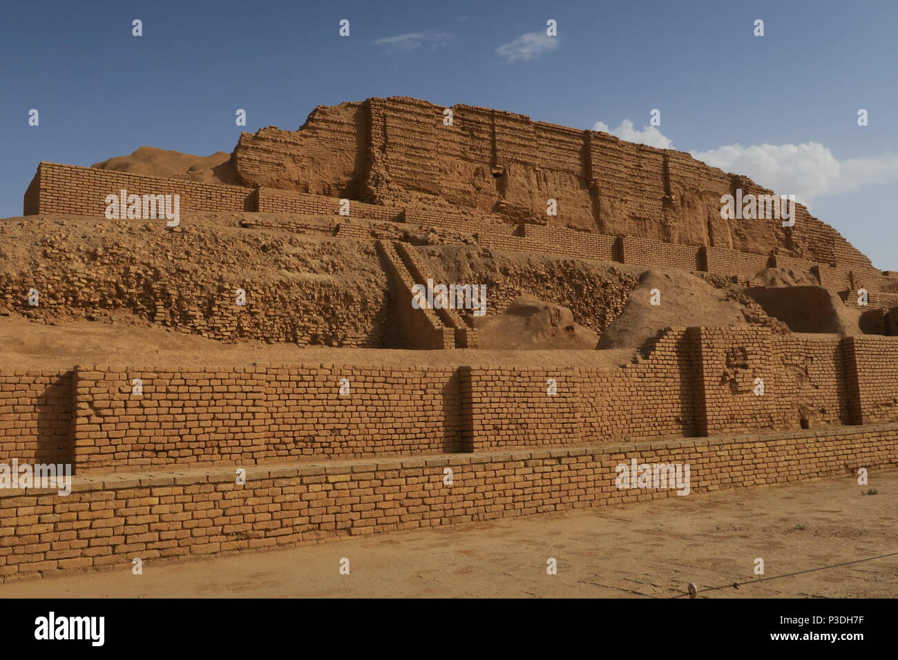 Chogha Zanbil, ancient Elamite complex in Khuzestan province, Iran. It ...