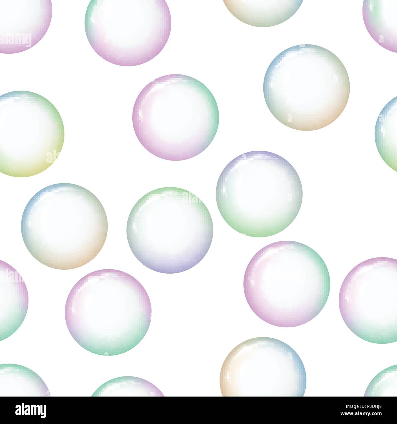 Seamless pattern with soap bubbles foam Stock Vector Image & Art - Alamy