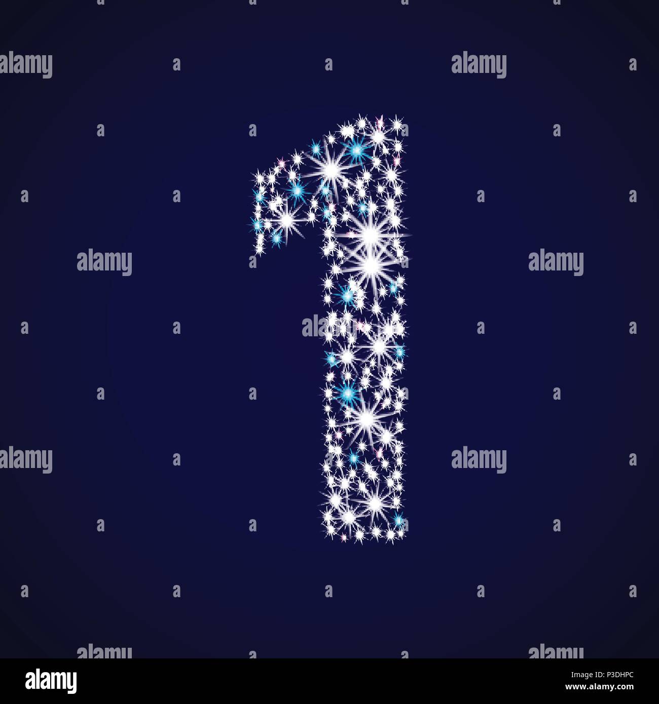 1 numeral Stock Vector Images - Alamy