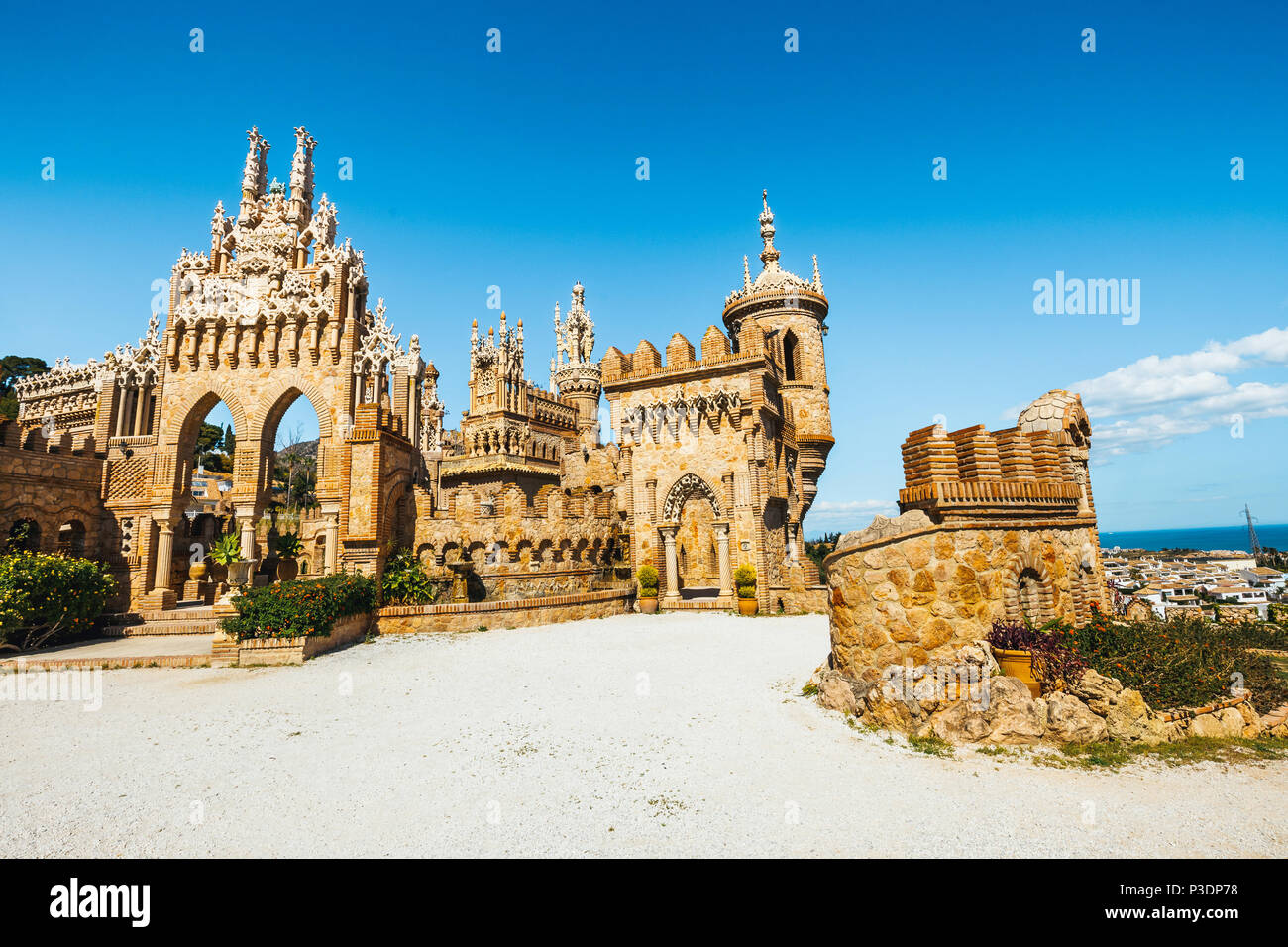 Colomares monument castle hi-res stock photography and images - Alamy