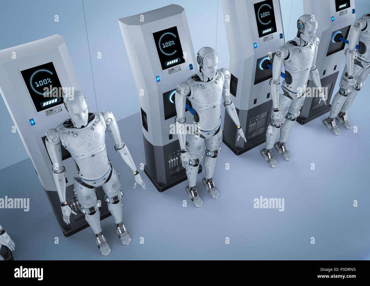 Robot charging station hi-res stock photography and images - Alamy