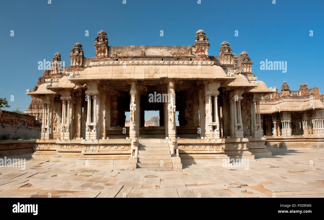 Vittala Hindu temple in Hampi, a UNESCO World Heritage Site, Karnataka ...