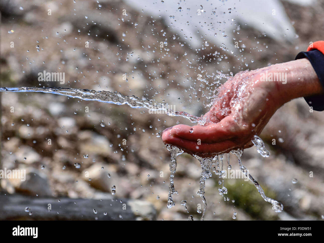 clean drinking water in nature Stock Photo - Alamy